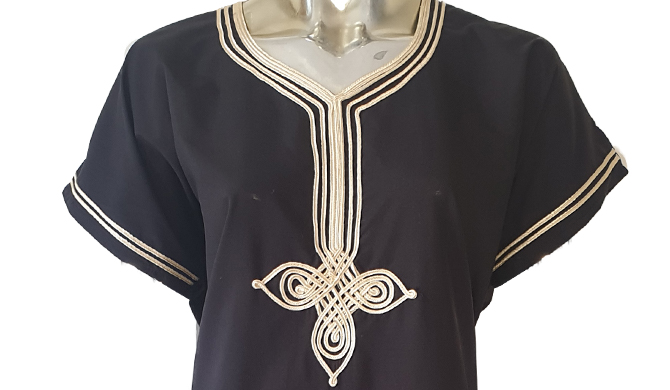 Egyptian Traditional Clothing | Black Galabeya