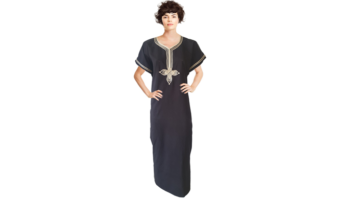 Egyptian Traditional Clothing | Black Galabeya