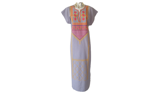 Egyptian Traditional Clothing | Rich Grey Traditional Dress